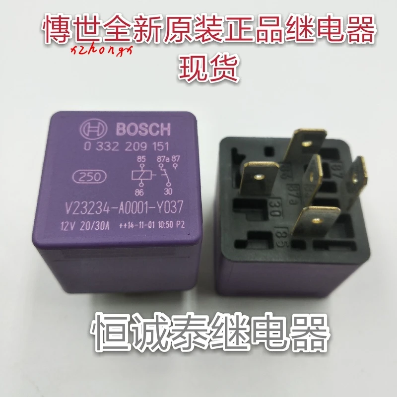 Car Relay - V23234-a0001-y037 5 Foot 12vdc Car Relay 0332209151 ...