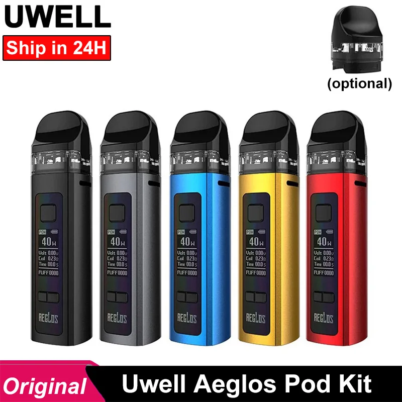 Original Uwell Aeglos Pod System Vape Kit 1500mah Battery With 3.5ml ...