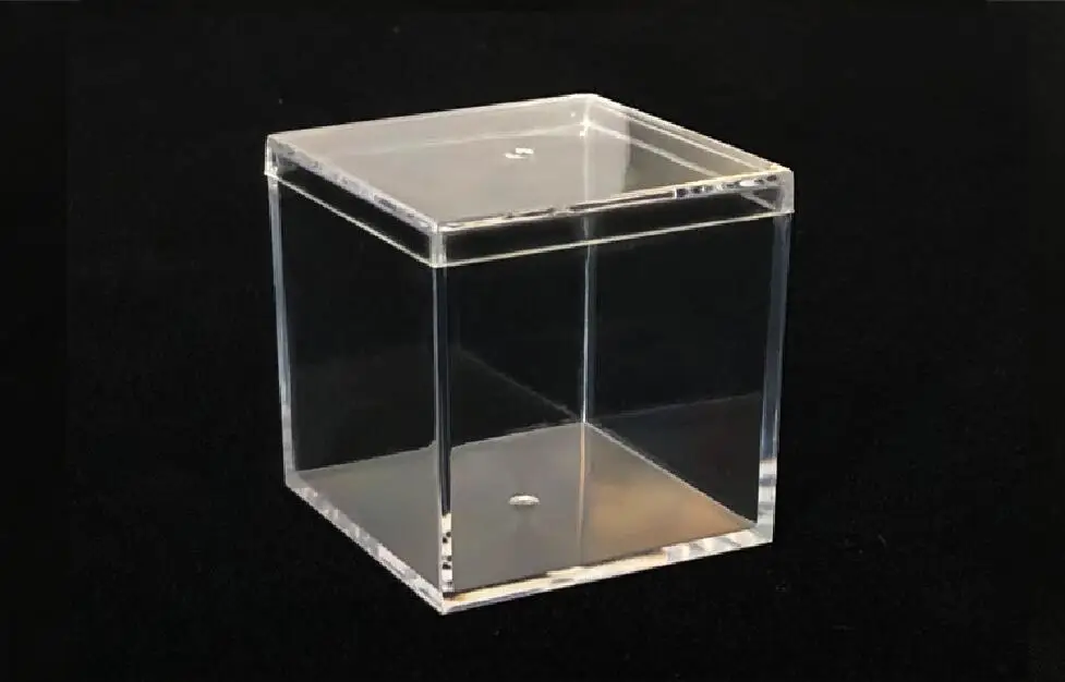 6 pcs New Transparent Acrylic Storage Box Clear Square Cube ...