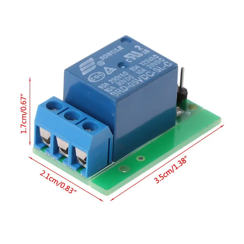 Industrial Electrical Mono Channel Relay Module SL25A01 5V Low Level ...