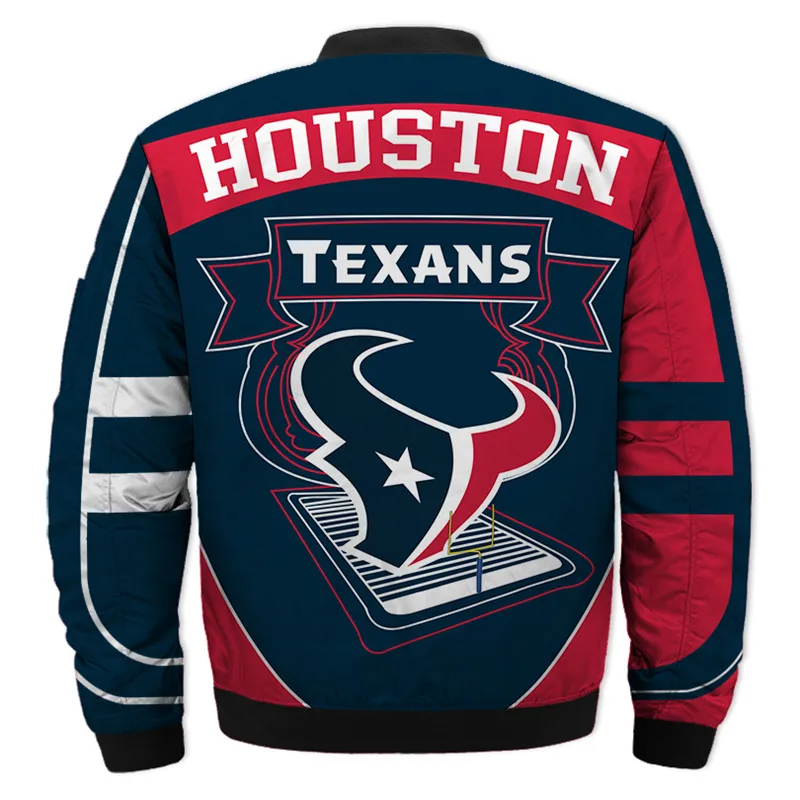 Houston Texans bomber jacket winter coat gift for men -Jack sport shop