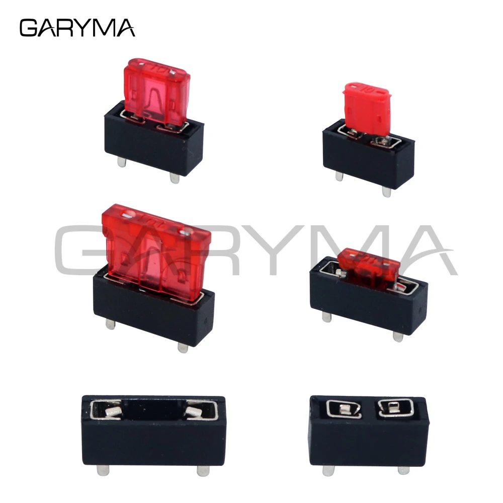 5pcs Micro M2 Mini Small Medium 10A Car Blade Fuse Holder 4pin Plastic ...