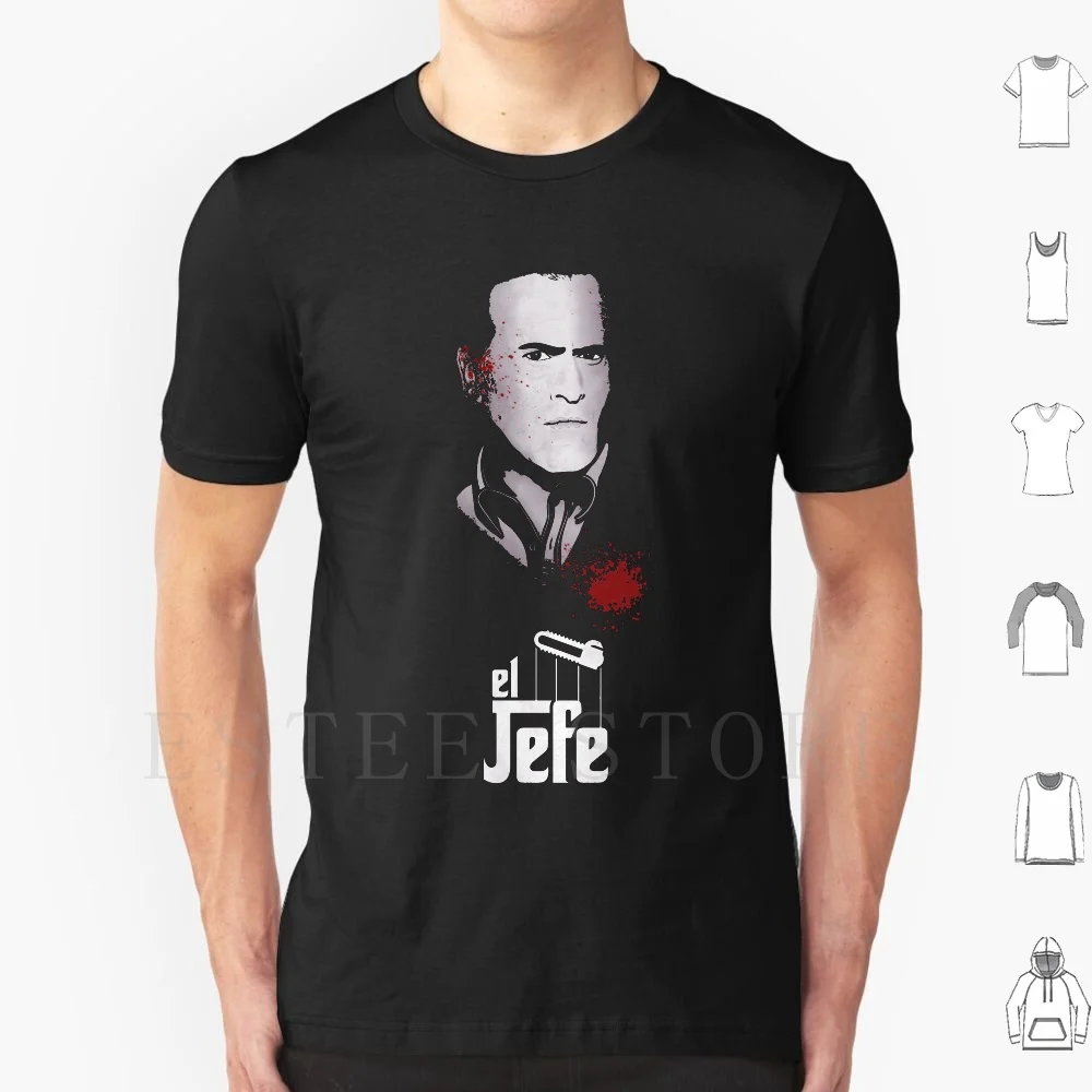 El Jefe T Shirt Cotton Men DIY Print Jefe El Jefe Bruce Campbell Ash ...
