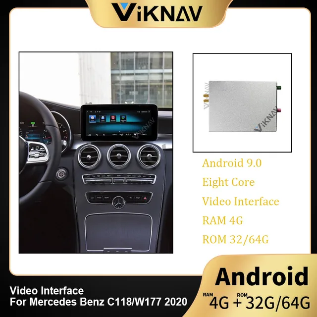 Android Car GPS Navigation Decoding Box Multimedia For-Mercedes Benz ...