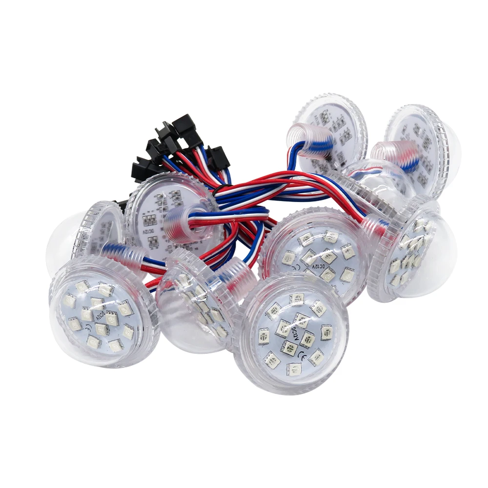 Addressable 45mm Led Pixel Light;12Leds 5050;DC12V;2.88W;IP65;UCS1903 ...