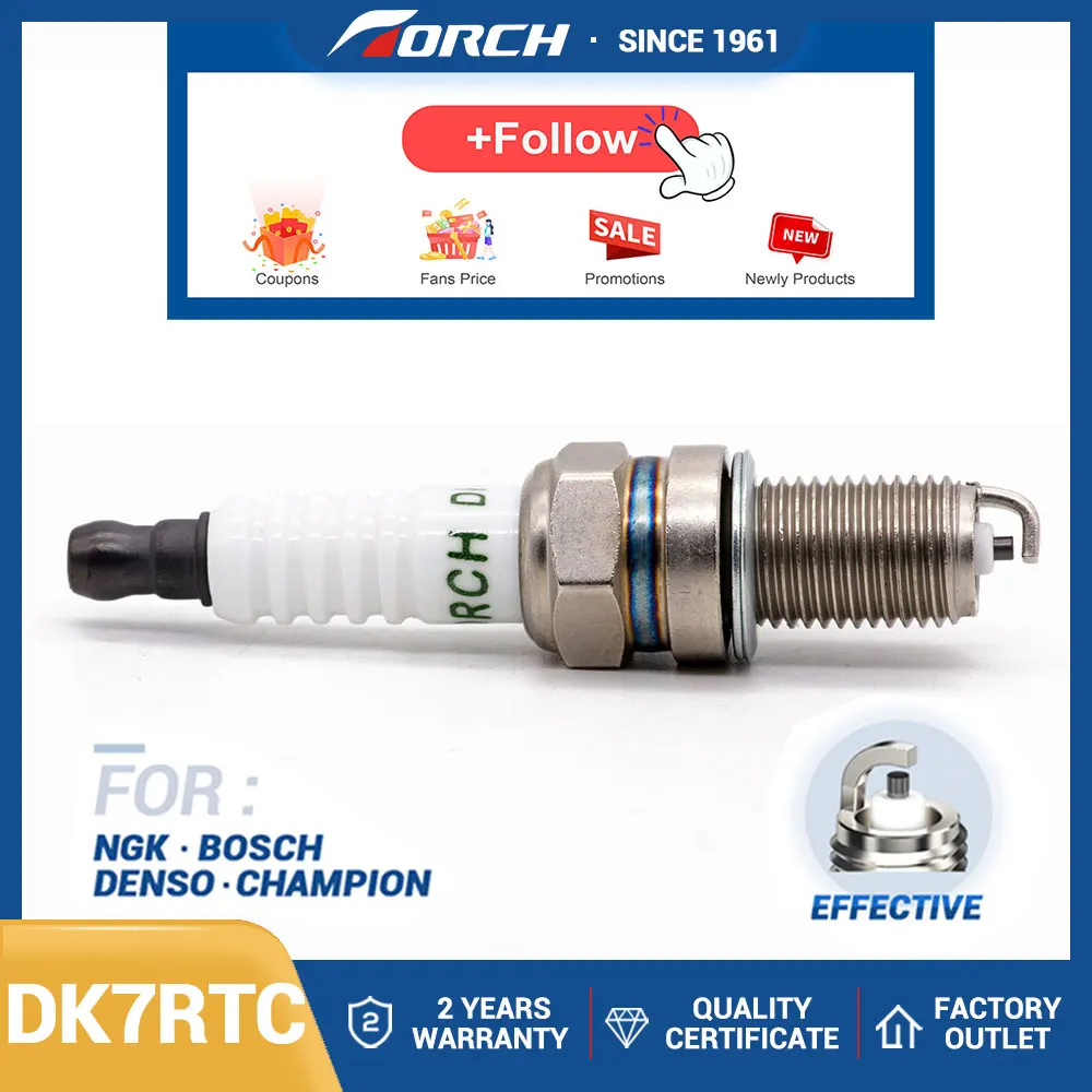 1ชิ้นอะไหล่เทียนสำหรับ DCPR7E DF7REC2 MX7RTC Denso XU22EPR U RA8HC ...