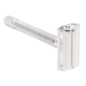 Weishi Double Edge Safety Razor Long Handle Butterfly Open Classic ...