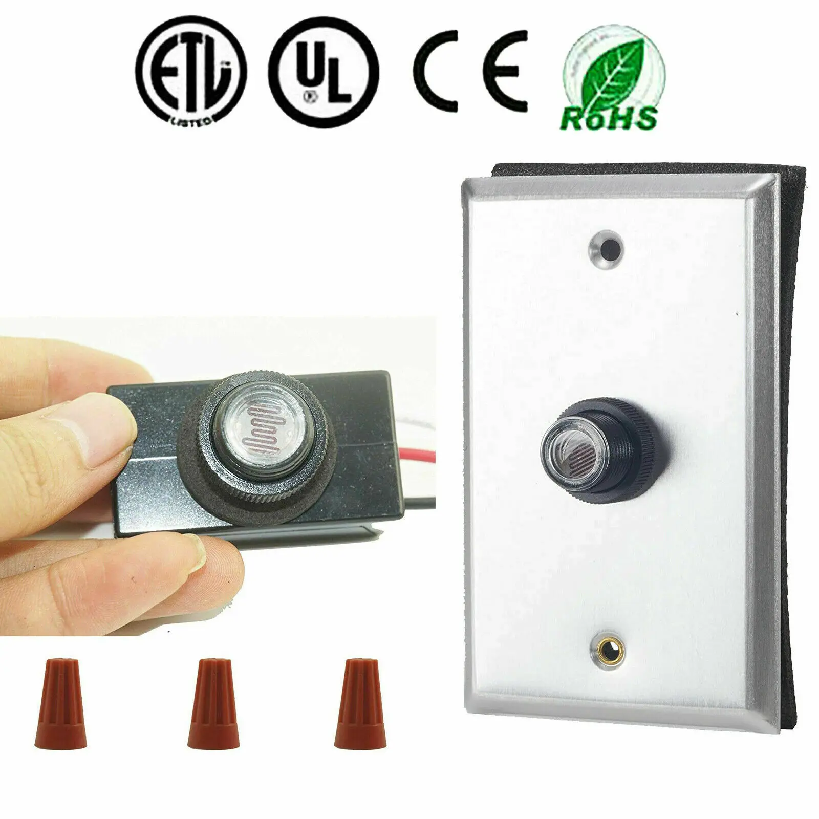 Photoelectric-Photocell-Dusk-to-Dawn-Button-Photo-Control-Eye-Switch ...