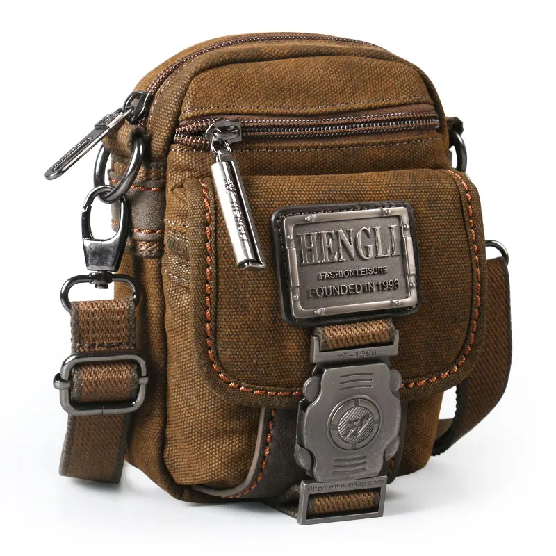 Ruil-Bolso-peque-o-de-lona-para-hombre-resistente-al-desgaste-bandolera ...