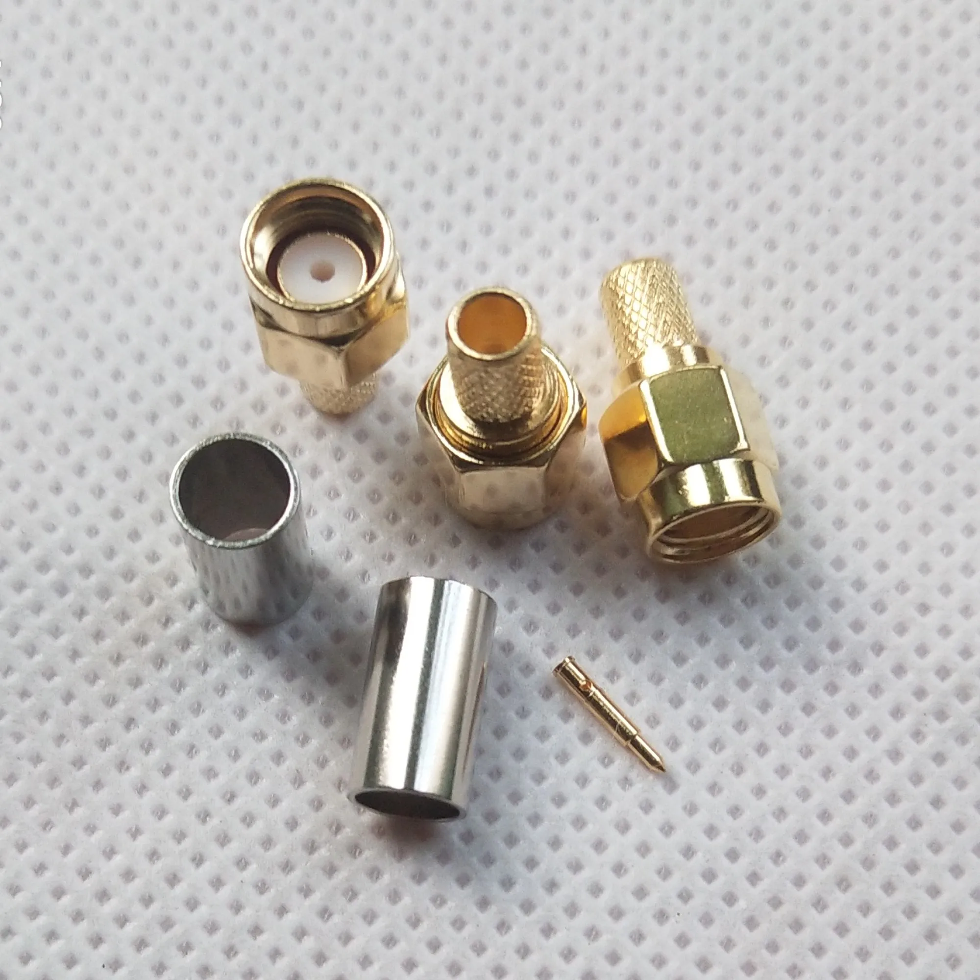 SMA Sub Minature A 1 4 36 UNS 2B Male Crimp For RG58 RG142 RG223 RG400 sma-sub-minature-a-1-4-36-uns-2b-male-crimp-for-rg58-rg142-rg223-rg400