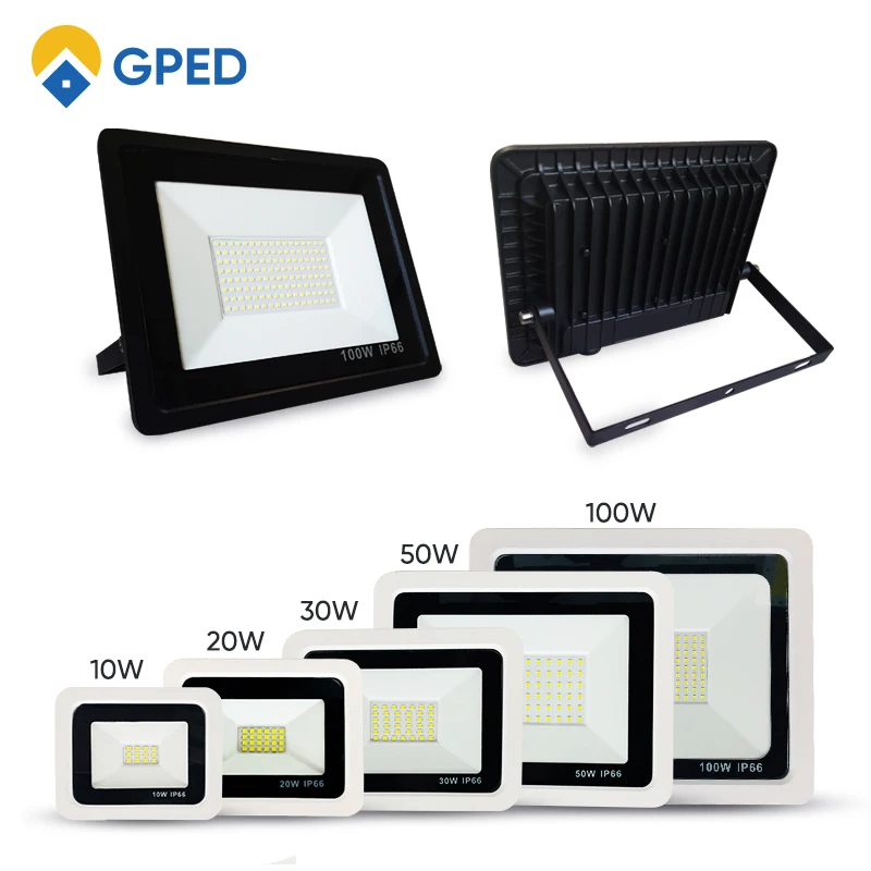 야외 방수 IP66 LED 투광 조명 10W 20W 30W 50W 100W IP66 방수 벽 램프 AC85 265 스포트 라이트 ...