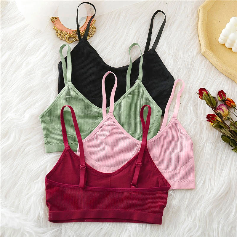 Women-Seamless-Solid-Color-Tank-Tops-Female-S-XL-Sexy-Underwear-U-Back ...