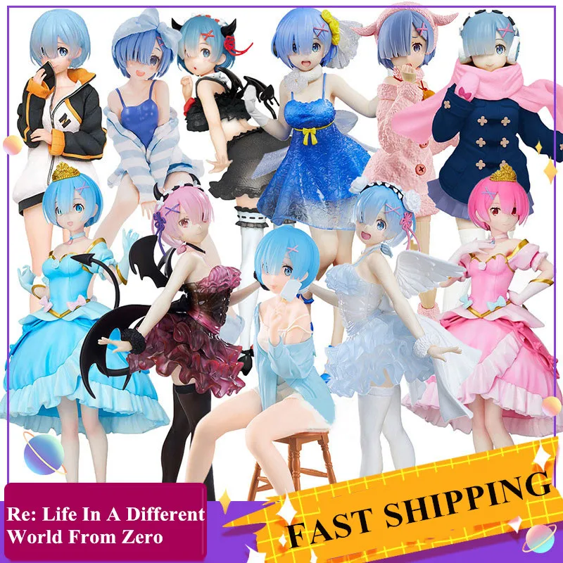 Anime Figure Rem Ram Aggie Donna Re: Life In A Different World From ...
