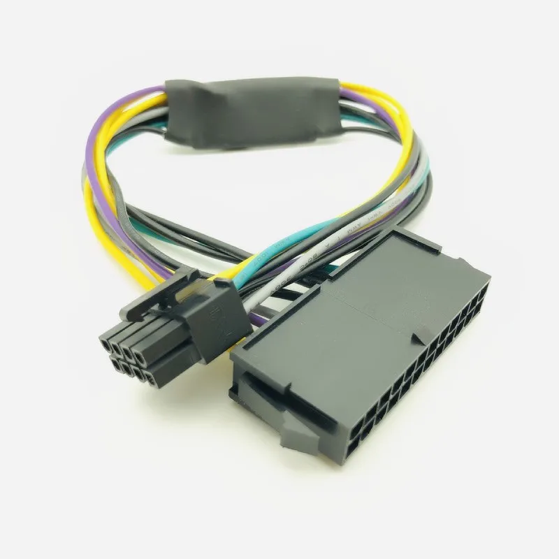 24 Pin to 8 Pin ATX PSU Power Adapter Cable Compatible with DELL ...