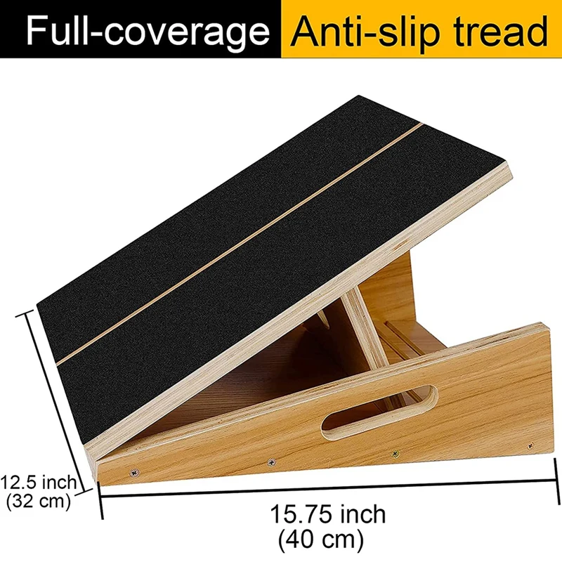 Wood Slant Board 22 Degrees