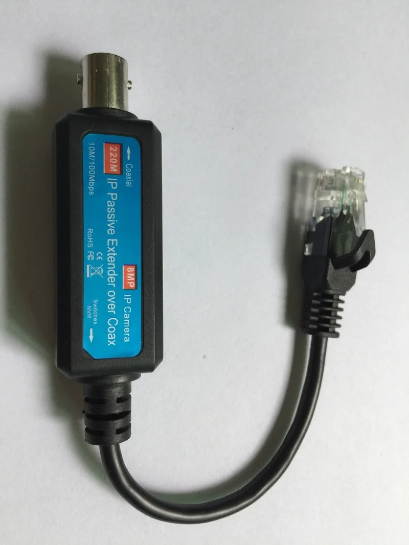 Câble d'alimentation,Transmetteur d'extension passif torsadé Ethernet ...