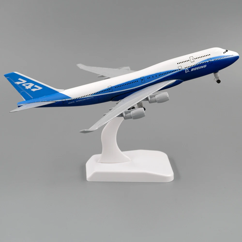 20cm-Aircraft-Boeing-747-Prototype-Alloy-Plane-with-Wheel-B747-Model ...