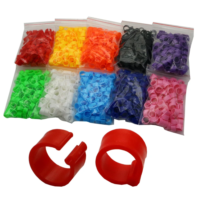 100-Pcs-8mm-Inner-Diameter-7mm-Height-Birds-Foot-Rings-10-Colors ...