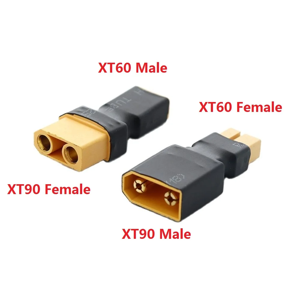 Adapter XT60 Male / Female To XT90 Male / Female Connector Conversion Adapter for RC Lipo ...