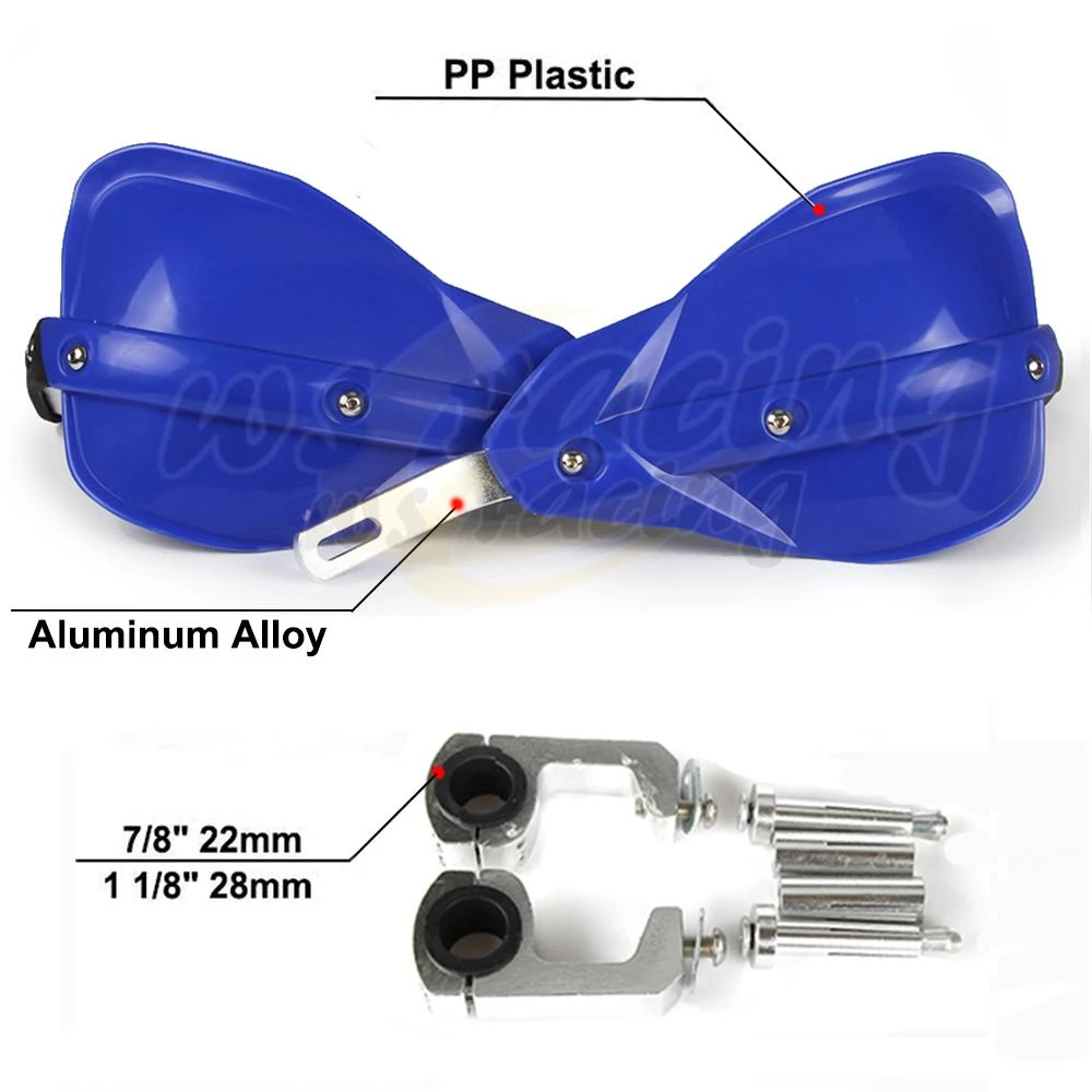 Blue Motorcycle Handguards Hand Guards Brush Bar For Yamaha Yz125 Yz250 ...