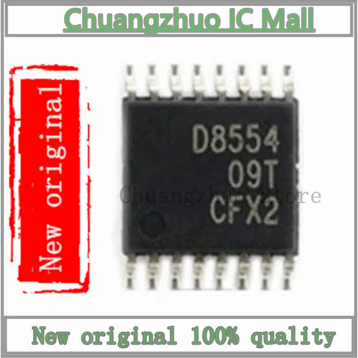 10PCS/lot DAC8554IPWR DAC8554IPW DAC8554 D8554 TSSOP 16 SMD IC Chip New ...