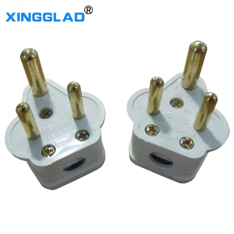 South-Africa-Small-Round-3-Pins-5A-15A-AC-Electrical-Power-Male-Plug ...