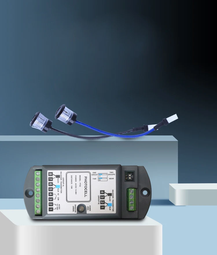 Photoelectric Beam Sensor 10m 90-degree Infrared Electronic Safety ...