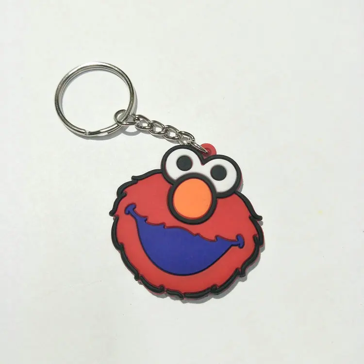 Sesame Street ELMO Q version Anime Key Chain PVC Figure Keyring ...