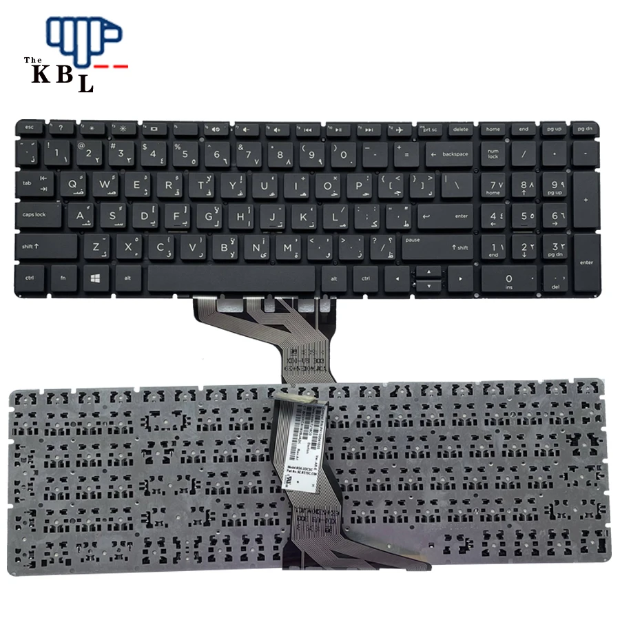 Original New Arabic Language For Hp Pavilion 15-bs 15-bw 15-cc Black ...
