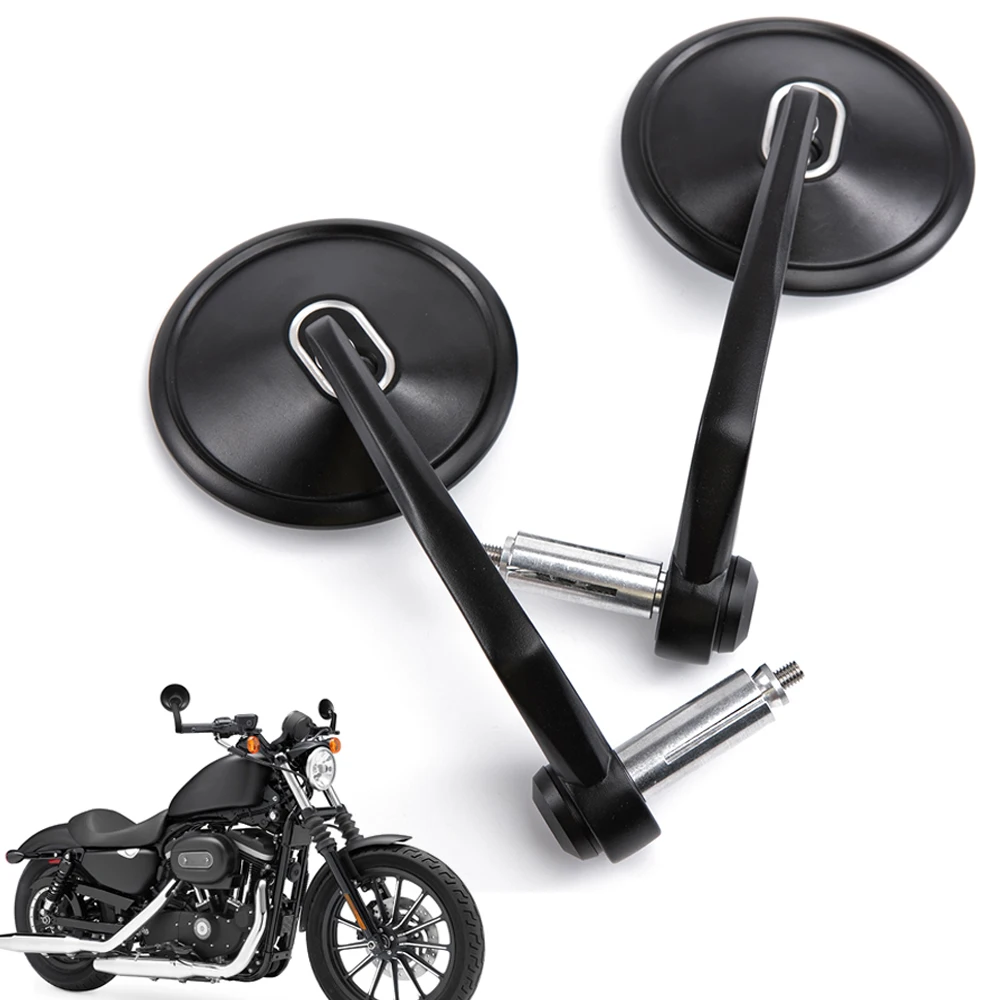 E-mark-7-8-Handlebar-End-Mirrors-round-Custom-Classic-Side-Mirrors ...