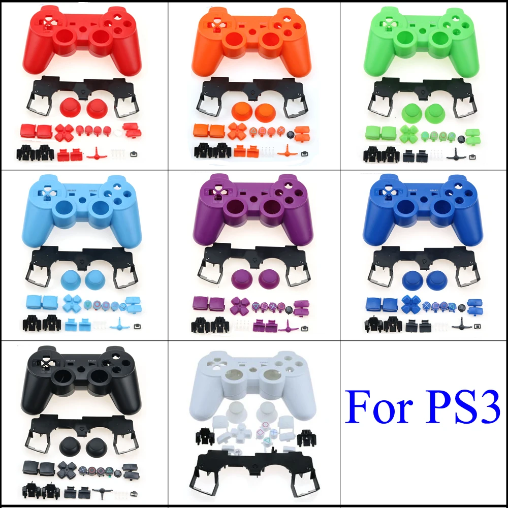 YuXi-For-PS3-Controller-Housing-shell-Cover-Case-W-Inner-Frame-Full ...