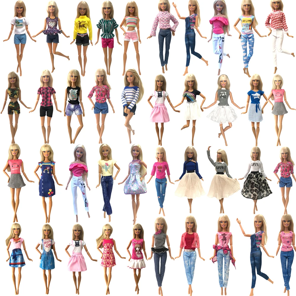 NK – ensemble de vêtements pour poupée princesse, tenue de fête, haut de mode pour Barbie ...