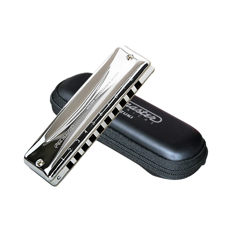 Suzuki Mr-350 Promaster Deluxe 10-hole Diatonic Harmonica / Blues Harp ...