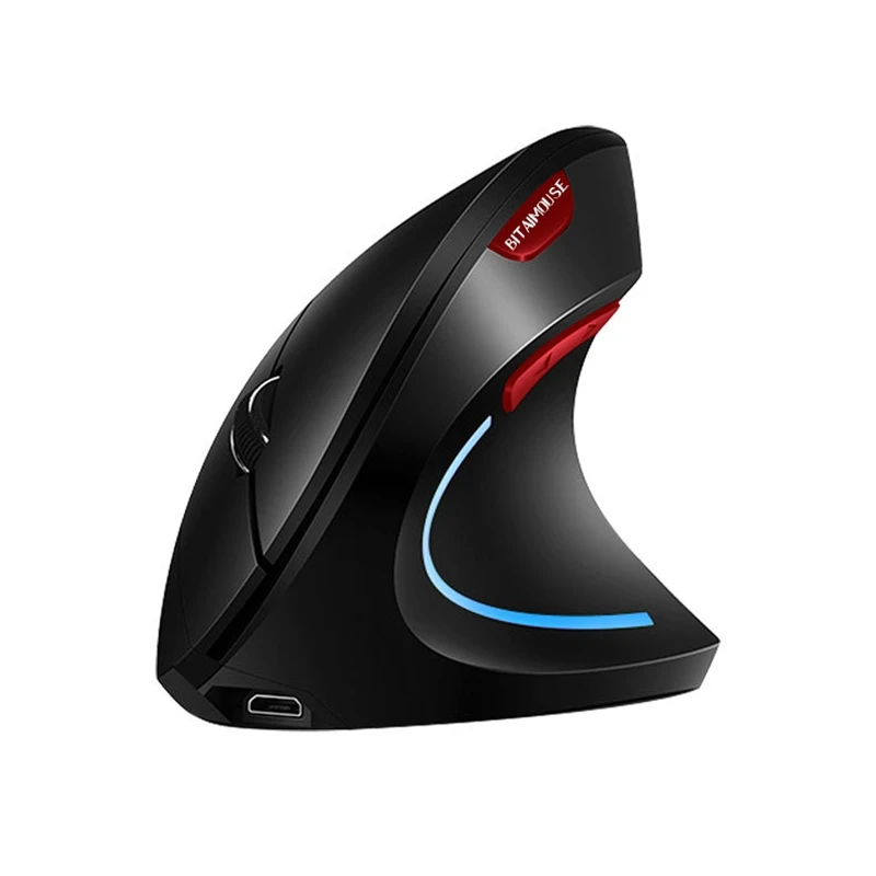 Ergonomics Wireless Vertical Mouse 2.4GHz Optical 2400 DPI 6 Buttons ...