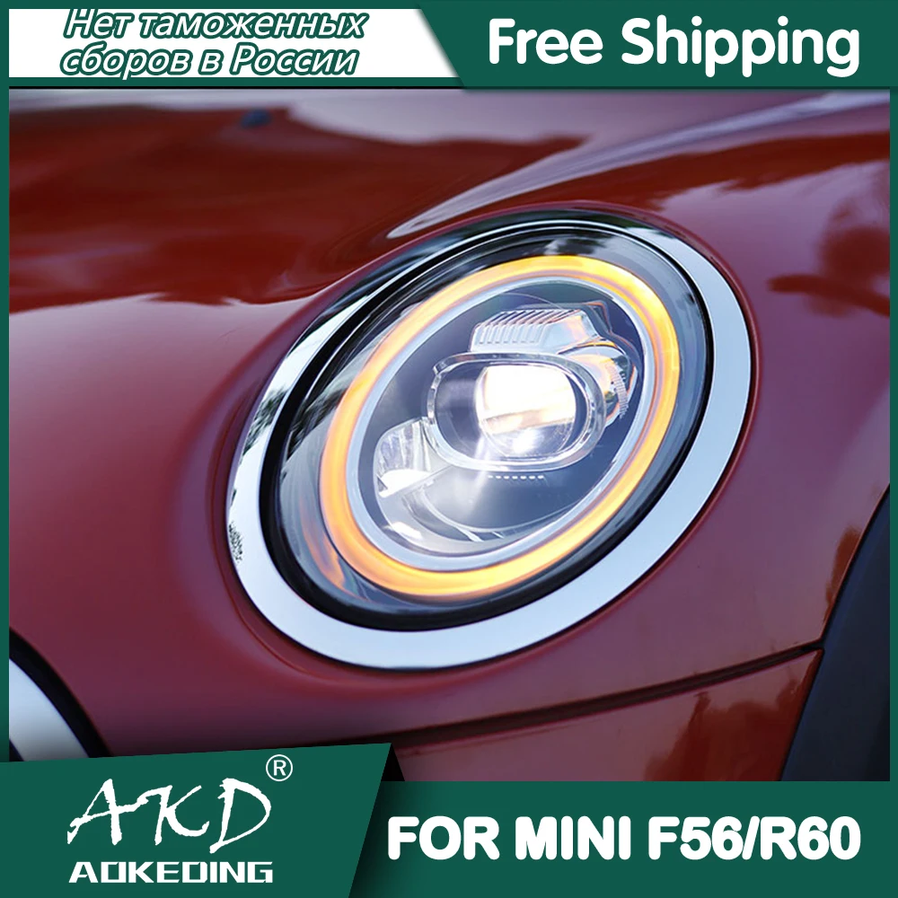 For Car Mini F56 R60 Headlights 2014-2020 Drl Day Running Light Led Bi ...