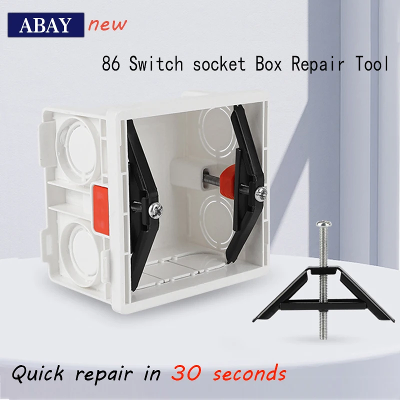 86-118-Type-Switch-Socket-Bottom-Box-Repair-Screw-Broken-Old-Mounting ...