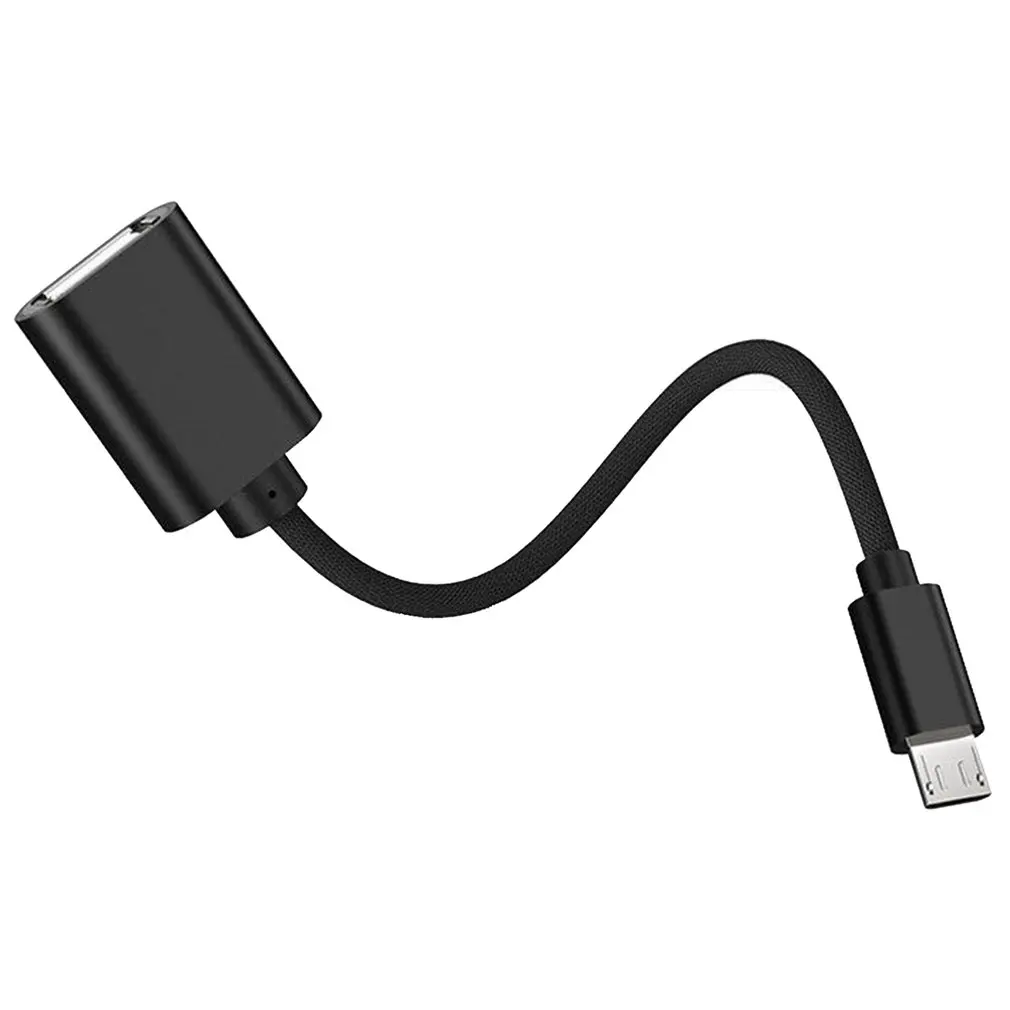 Micro usb macho para usb 2.0 fêmea otg adaptador cabo acessórios para ...