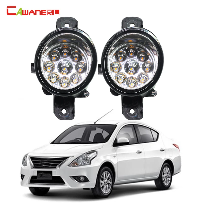 Cawanerl-2-X-Car-Styling-Fog-Light-LED-Light-Daytime-Running-Light-DRL ...