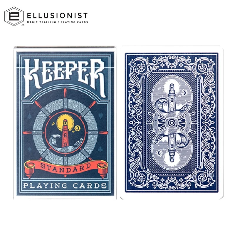 Ellusionist Blue Keeper Playing Cards Deck Magic Card Games Magic ...