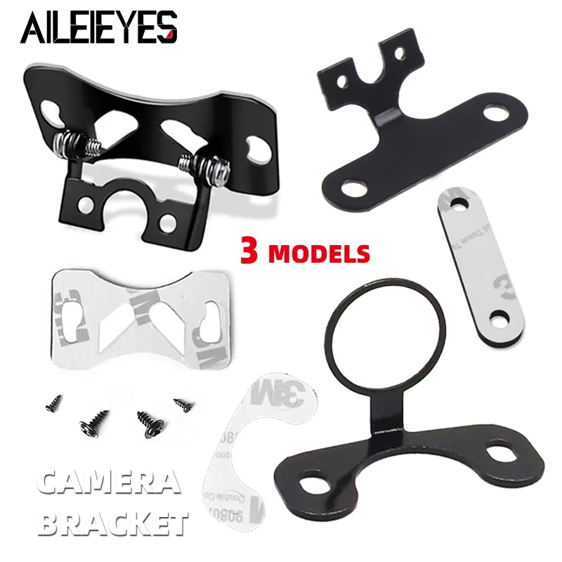 Universal Car Rear Camera Mounting Bracket Black Stainless Steel Holder ...