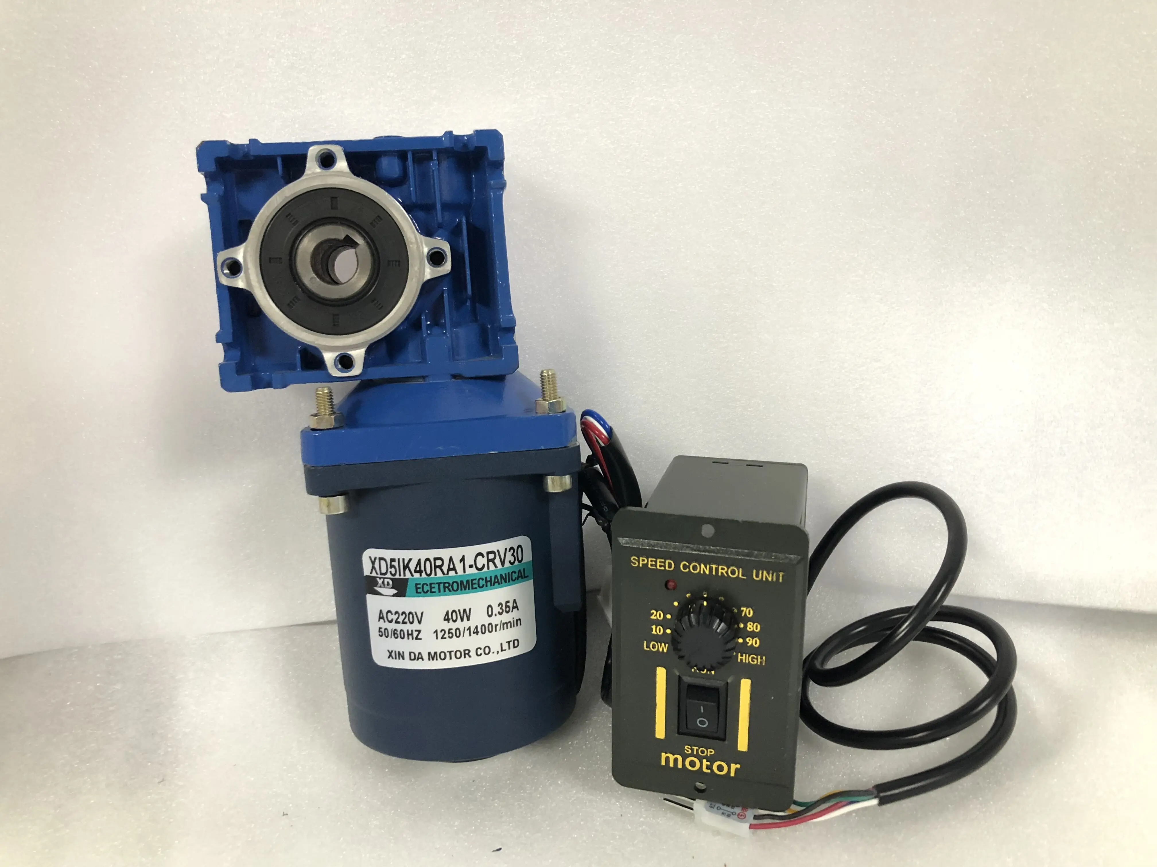 220V 40W AC low speed motor(motor + governor) RV30 worm gear motor can ...