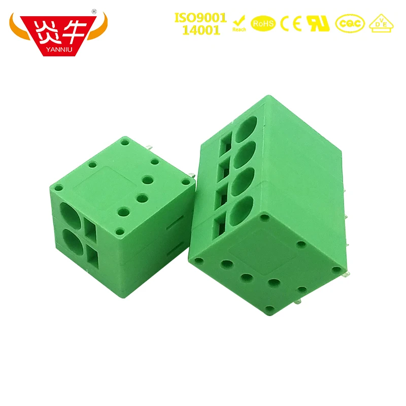KF205V 5.0 2P ~ 12P PCB SPRING TERMINAL BLOCKS DG271V 5.0mm 2PIN ...