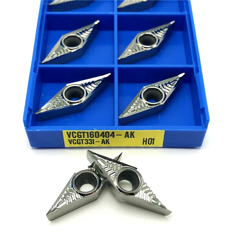 Vcgt160404 Ak H01 Aluminum Internal Turning Tool Carbide Inserts Cnc Lathe Tools Vcgt 160404 ...