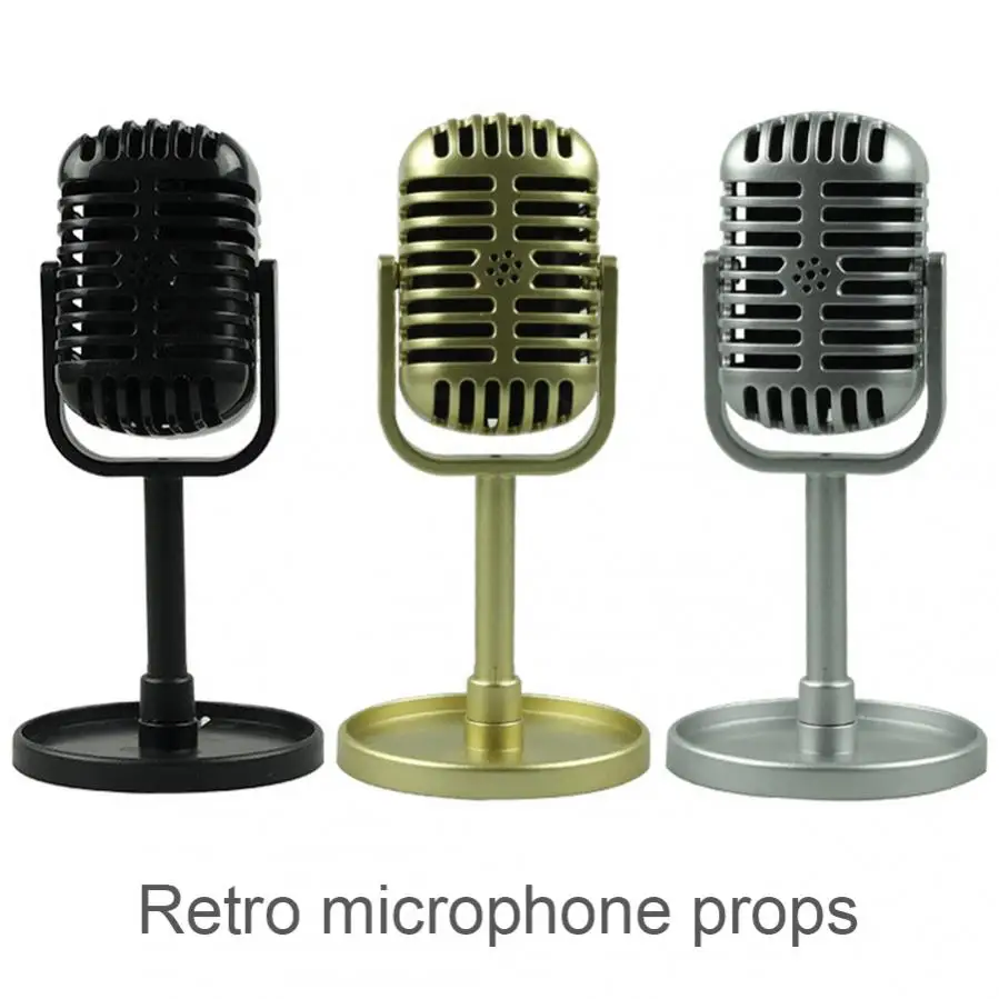 Vintage Radio Microphone Prop