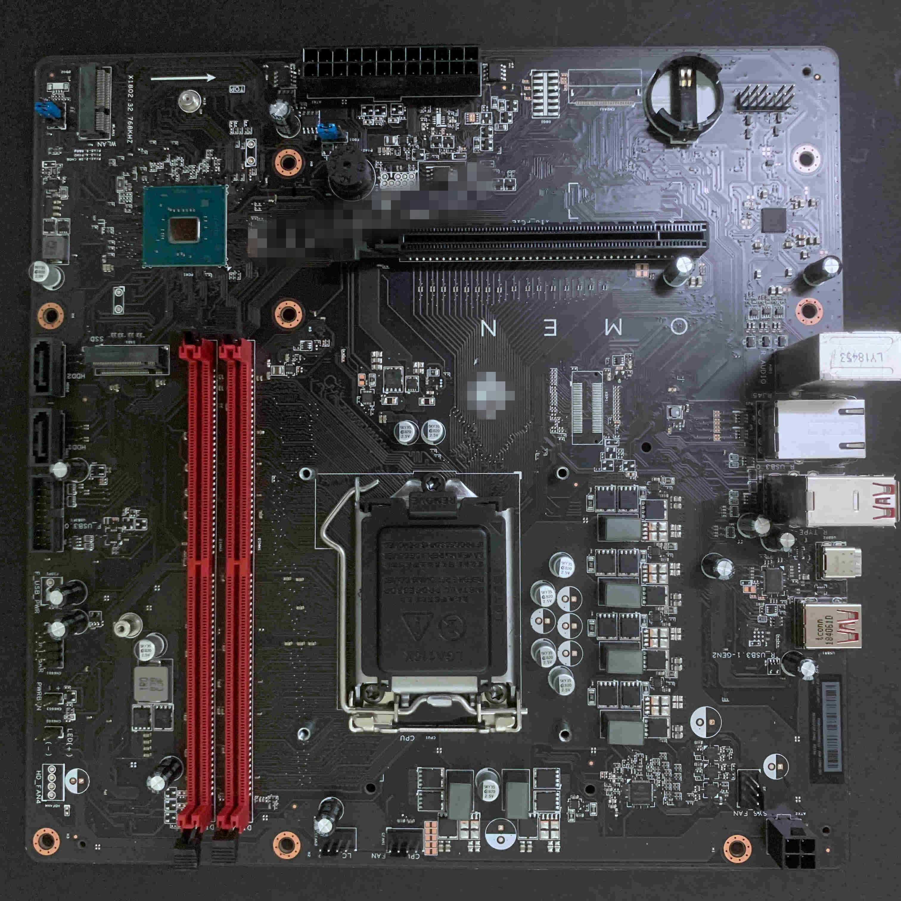 New For Hp Omen Obelisk 875 875-0014 Intel Z370 Lga1151 Matx Edoras ...