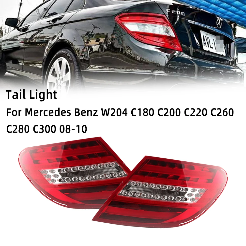 Rear Tail Light Assembly For Mercedes Benz W204 C180 C200 C220 C260 ...