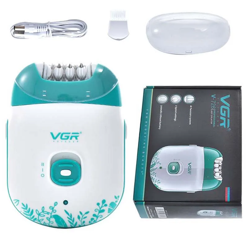 Poderosa Recarregável Mulher Depilador Elétrico Feminino Depilador Para ...