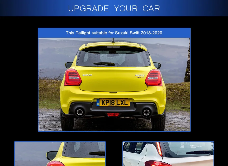 Suzuki Swift Tail Light 2017-2020 Swift Sport Led Tail Lamp Light Drl ...