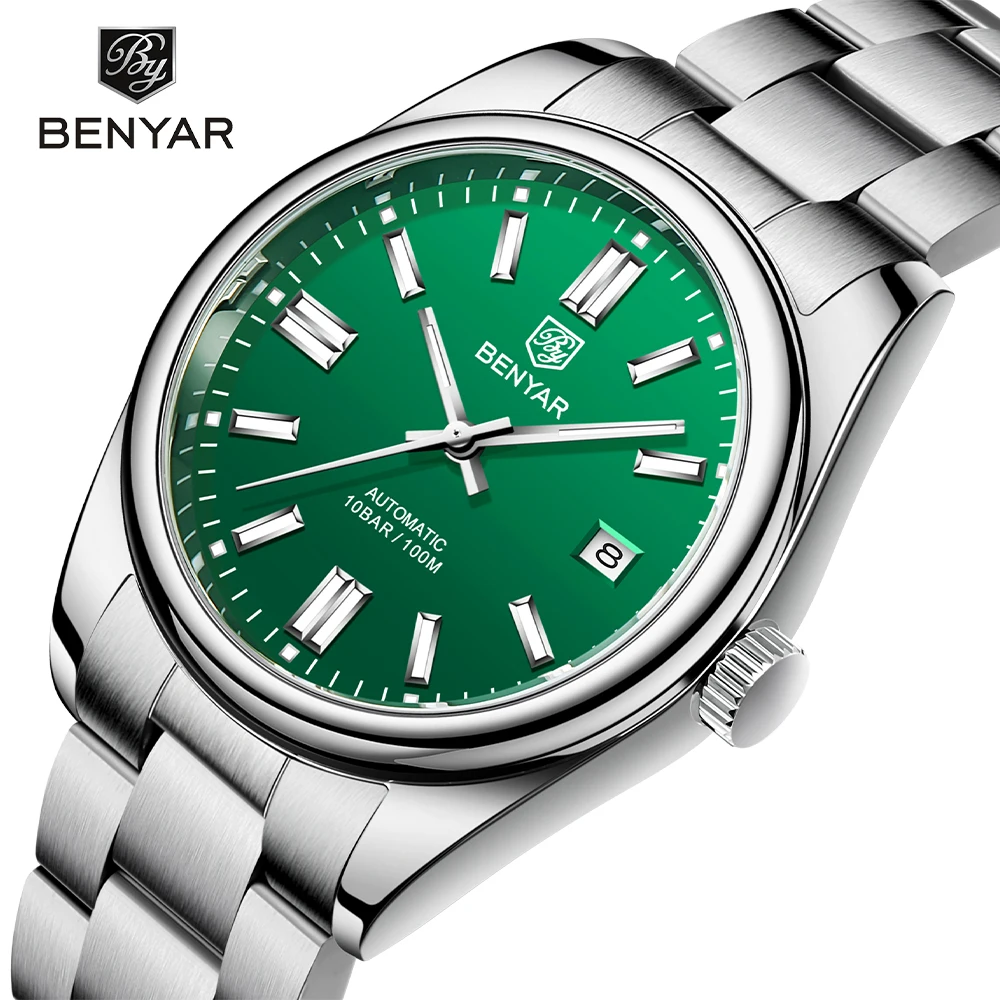 BENYAR-New-Diver-Watch-for-Men-10Bar-Waterproof-Men-Mechanical ...