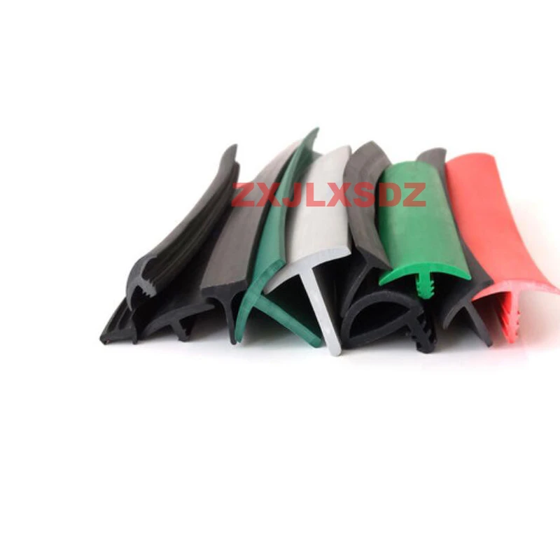 1 Meter T type rubber sealing strip cable trench rubber strip electric ...